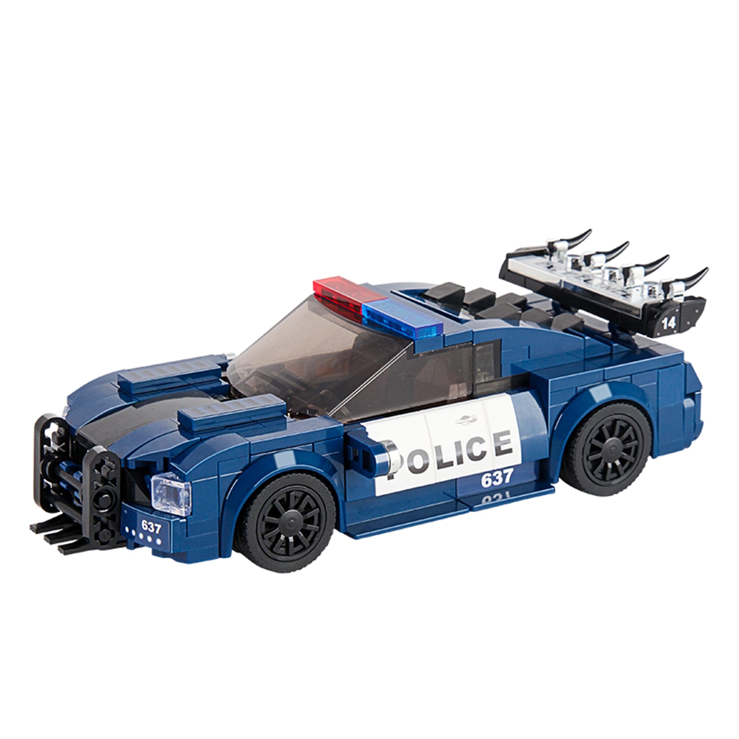 Police Car + Showcase - J-bricks