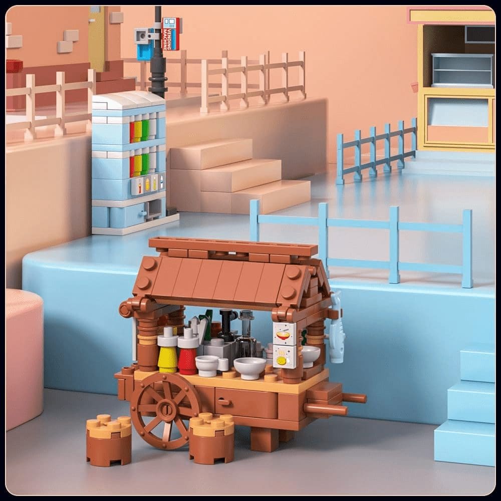 Ramen Shop and Vending Machine - J-bricks